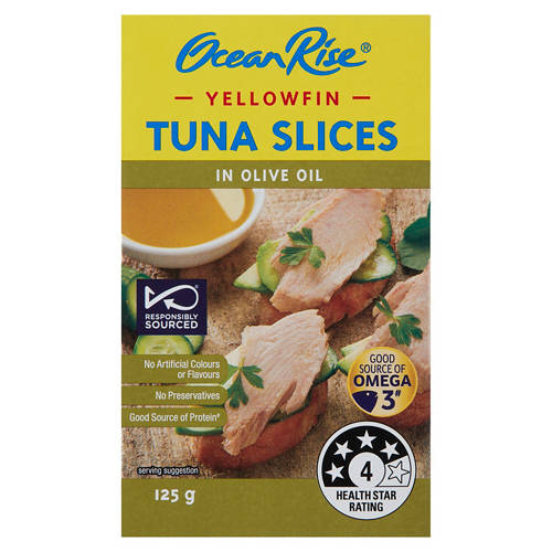 Yellowfin Tuna Slices In Olive Oil 125g